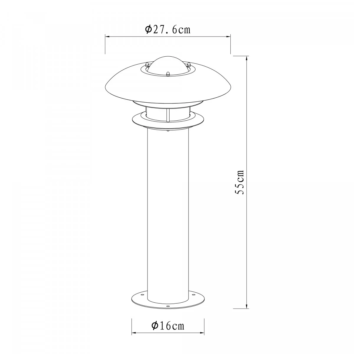 how to draw a garden light